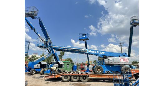 Thuê xe nâng người Genie S-120 cao 38 mét | GK RENTAL